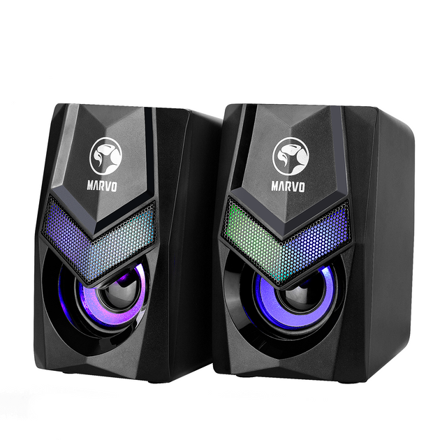 Marvo SG-118 2.0 Stereo RGB Gaming Speaker | MarvoTech